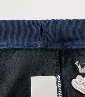 MIKI HOUSE Denim-effect Applique Sweatpants