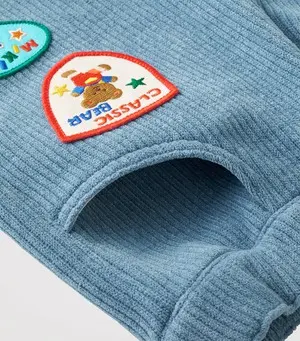 MIKI HOUSE Corduroy Embroidered Trousers