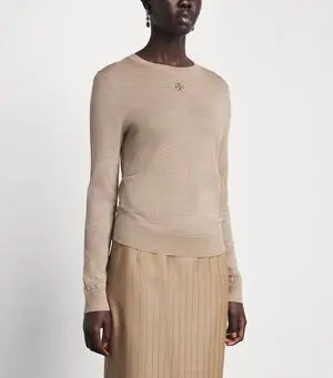 Tory Burch Wool Monogram Sweater