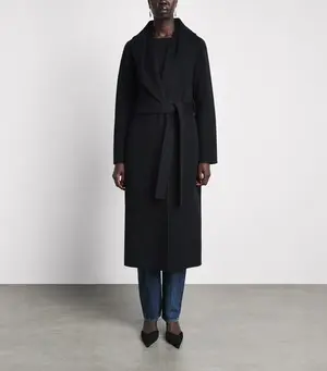 Vince Wool-cashmere Wrap Coat