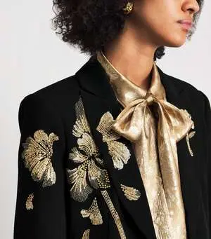 Cinq À Sept Gilded Peony Cheyenne Blazer