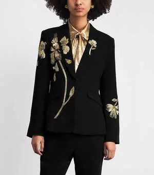 Cinq À Sept Gilded Peony Cheyenne Blazer