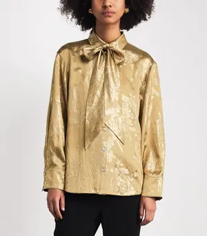 Cinq À Sept Gilded Peony Camillia Blouse