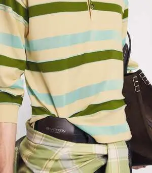 JW Anderson Stripe Long-sleeve Polo Sweater