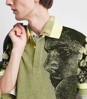 JW Anderson Cotton With Daisies Polo Shirt