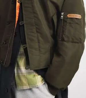 JW Anderson Oversized Tipped Hem Bomber Jacket