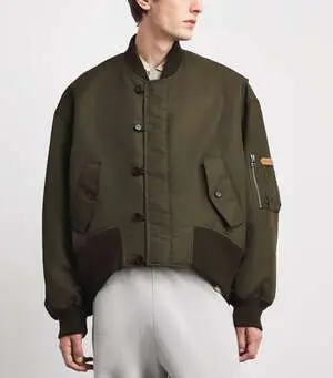 JW Anderson Oversized Tipped Hem Bomber Jacket