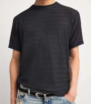 Our Legacy Wool-blend Stripe Arcade T-shirt