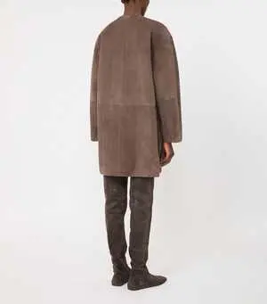 Max Mara Goat Suede Coat
