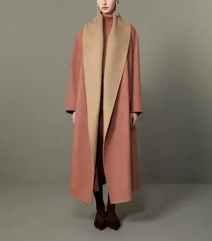 Max Mara Cashmere Reversible Foulard Coat