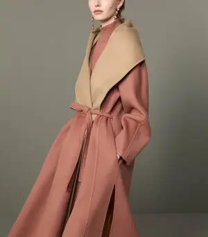 Max Mara Cashmere Reversible Foulard Coat