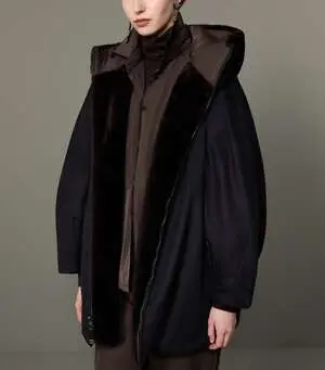 Max Mara Down-padded Cashmere-lined Reversible Jacket