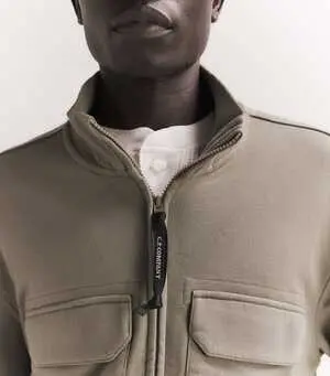 C.P. COMPANY Cotton Zip-up Sweatshirt