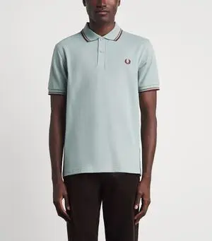 Fred Perry Cotton Twin Tipped Polo Shirt