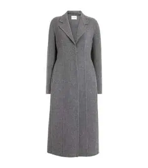 FFORME Wool Noah Longline Trench Coat - Grey