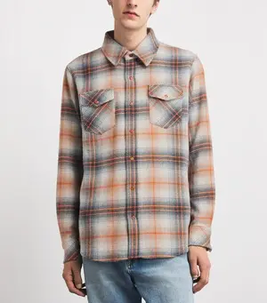 GOD'S TRUE CASHMERE Cashmere Tartan Ironwood Shirt