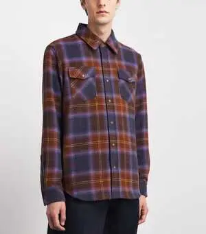GOD'S TRUE CASHMERE Cashmere Tartan Vulcan Shirt