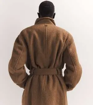 WOOYOUNGMI Wool-blend Belted Overcoat