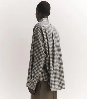WOOYOUNGMI Cotton-wool Check Shirt