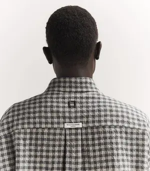 WOOYOUNGMI Cotton-wool Check Shirt