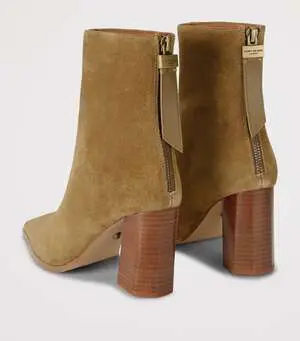Kurt Geiger Suede Lilly Heeled Ankle Boots