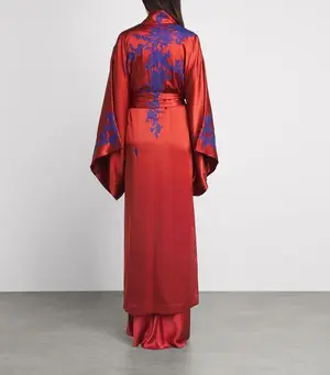 TORLOWEI Silk Tokoni Long Robe