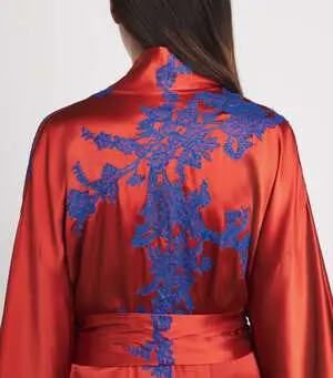 TORLOWEI Silk Tokoni Long Robe