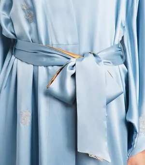 TORLOWEI Silk-lace Patsy Robe