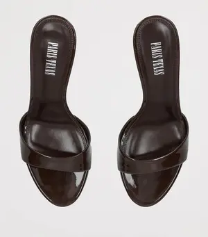 Paris Texas Patent Leather Lidia Mules 70