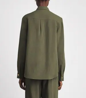 BLAZÉ MILANO Linen-blend Rox Star Berber Shirt