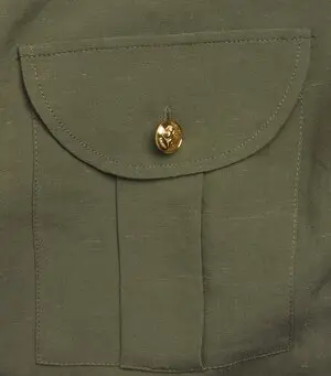 BLAZÉ MILANO Linen-blend Rox Star Berber Shirt