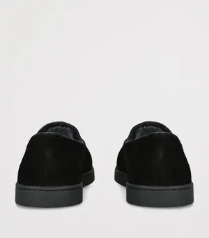 Church's Suede Shearling-lined Peebles Loafers