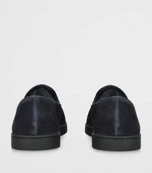 Church's Suede Shearling-lined Peebles Loafers