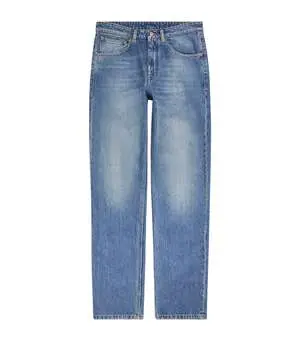 MAISON MARGIELA Double Back Pocket Straight Jeans - Blue