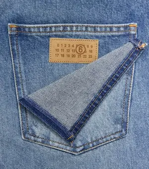 MAISON MARGIELA Double Back Pocket Straight Jeans
