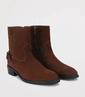 Kurt Geiger Suede Patterson Ankle Boots