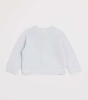 TARTINE ET CHOCOLAT Wool-cashmere Cable-placket Cardigan