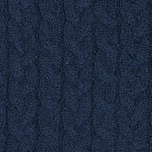TARTINE ET CHOCOLAT Wool Cable-knit Polo Sweater