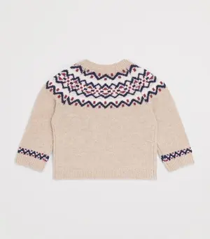 TARTINE ET CHOCOLAT Wool Jacquard Sweater