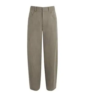Séfr Wool Nasedo Twisted Trousers - Beige