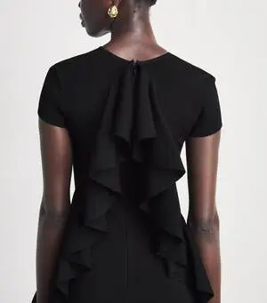 Jacquemus Knitted Ruffle Poisson Dress
