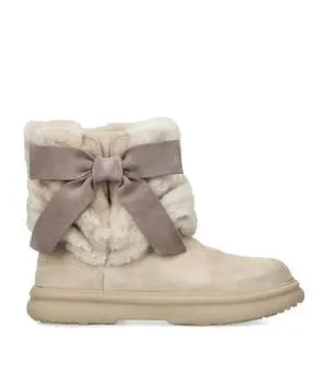 UGG Suede Après City Ankle Boots - Beige