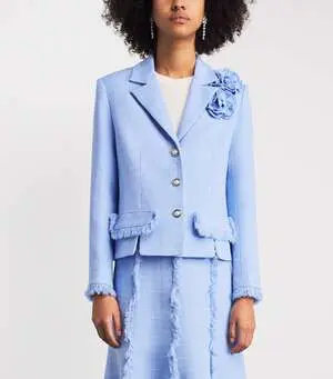 Huishan Zhang Tweed Isobel Blazer