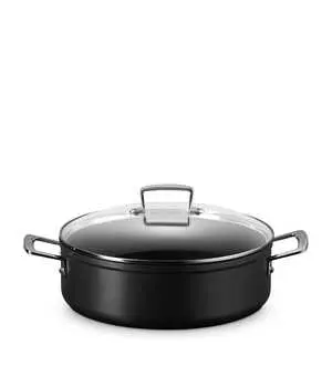 LE CREUSET Toughened Non-stick Sauteuse - Black
