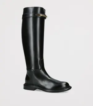 Givenchy Leather Pinch Riding Boots
