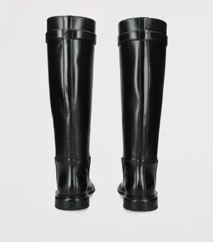 Givenchy Leather Pinch Riding Boots