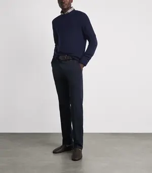 Corneliani Virgin Wool-blend Crew-neck Sweater