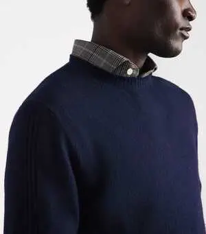 Corneliani Virgin Wool-blend Crew-neck Sweater