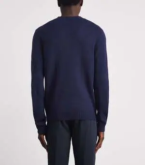 Corneliani Virgin Wool-blend Crew-neck Sweater