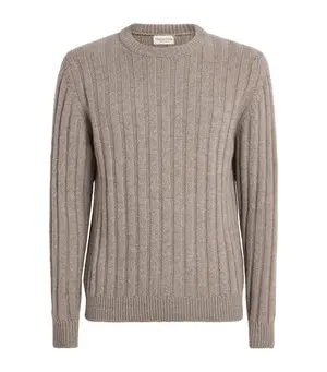Johnstons Of Elgin Cashmere Peel Sweater - Beige